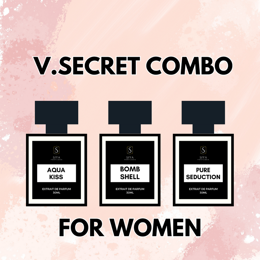 V.Secret Combo - Pack of 3 x 30ml – Siya Perfumes