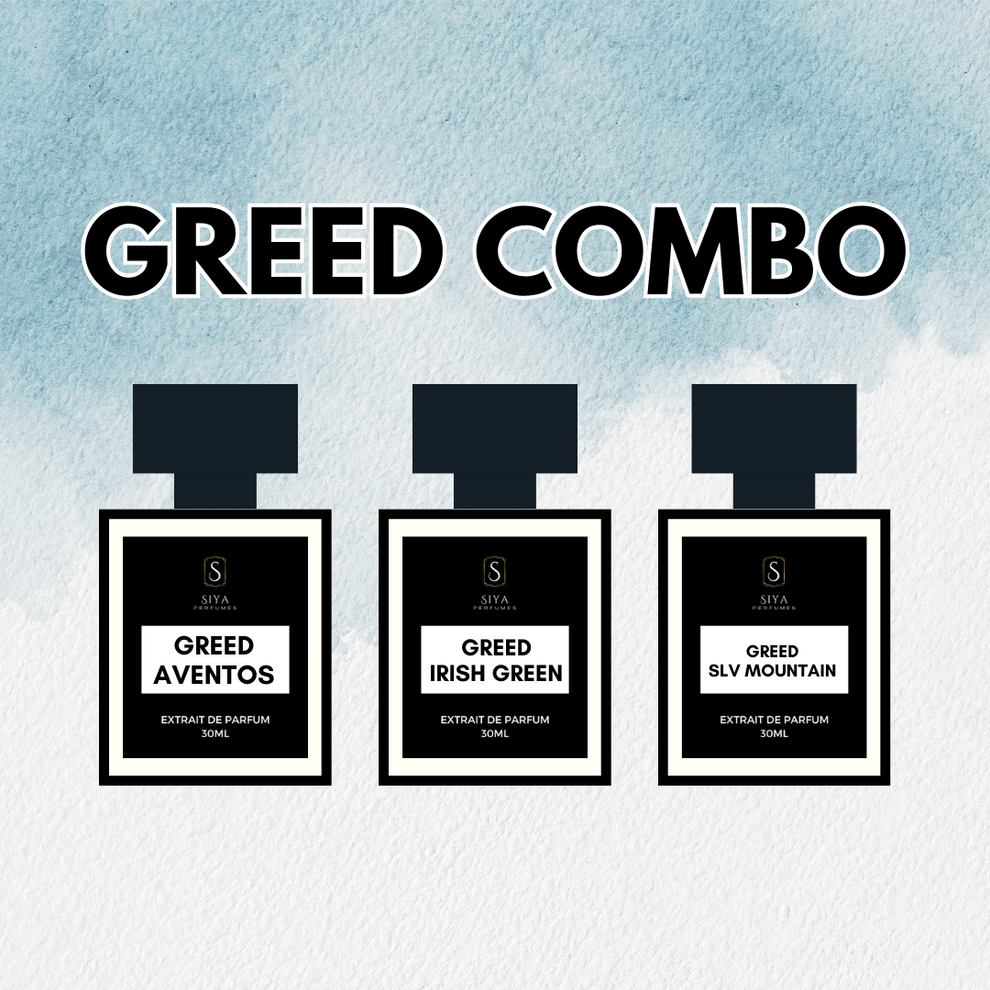 Greed Combo - Pack of 3 x 30ml – Siya Perfumes
